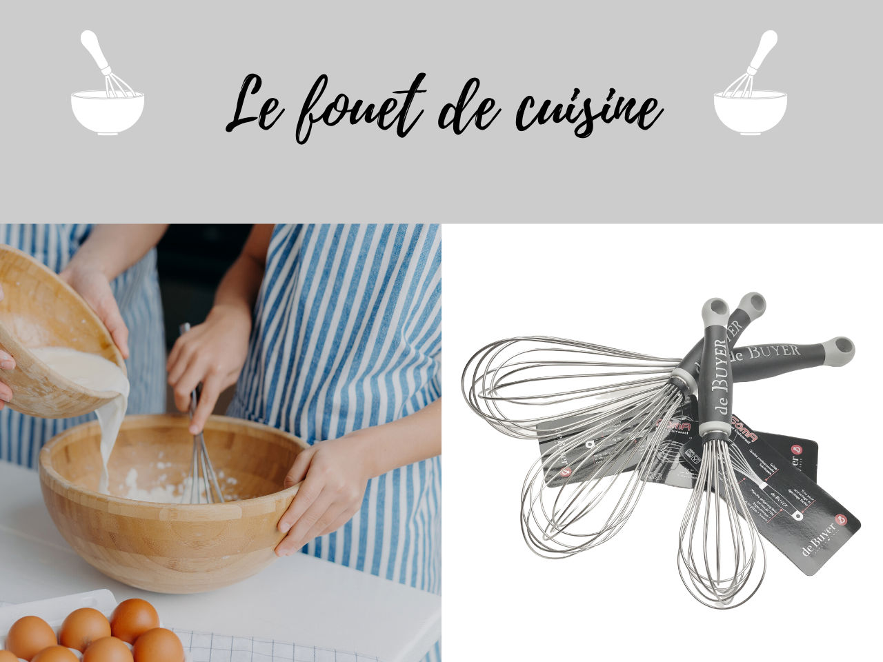 Ustensile de cuisine : zoom sur le fouet